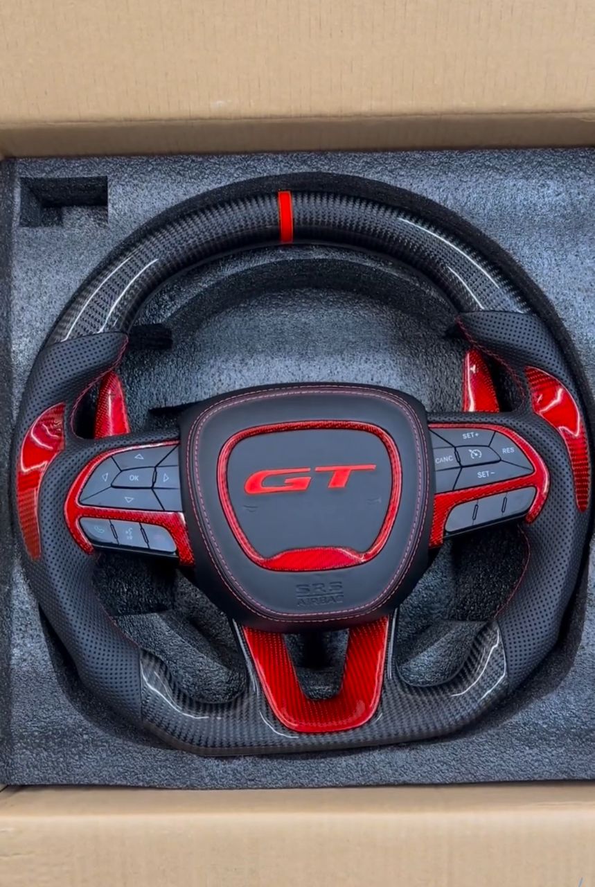 Full custom 15-23 dodge OEM steering wheel